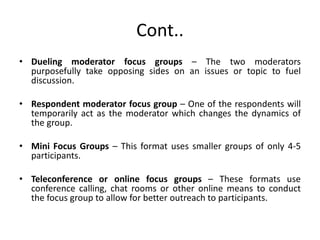 Focus group | PPTX