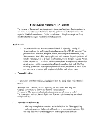 focus group-International Research presentation | DOCX | Internet of ...