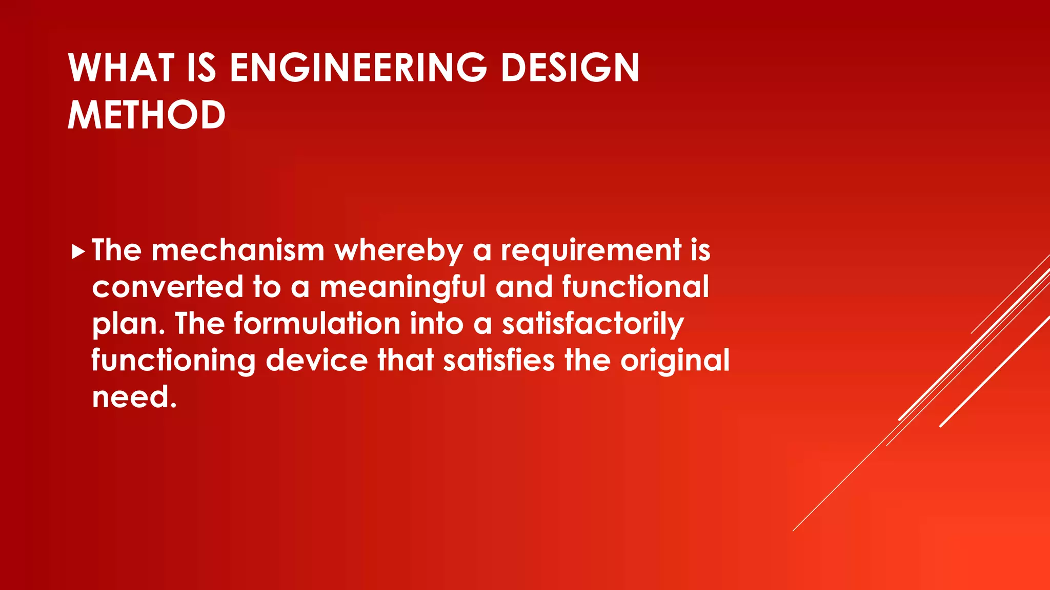 Engineering Design Methods | PPTX