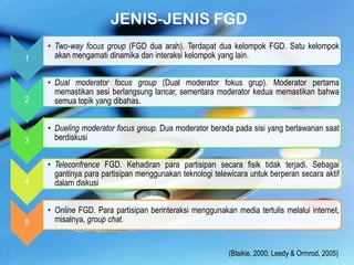 Focus group discussion | PPTX