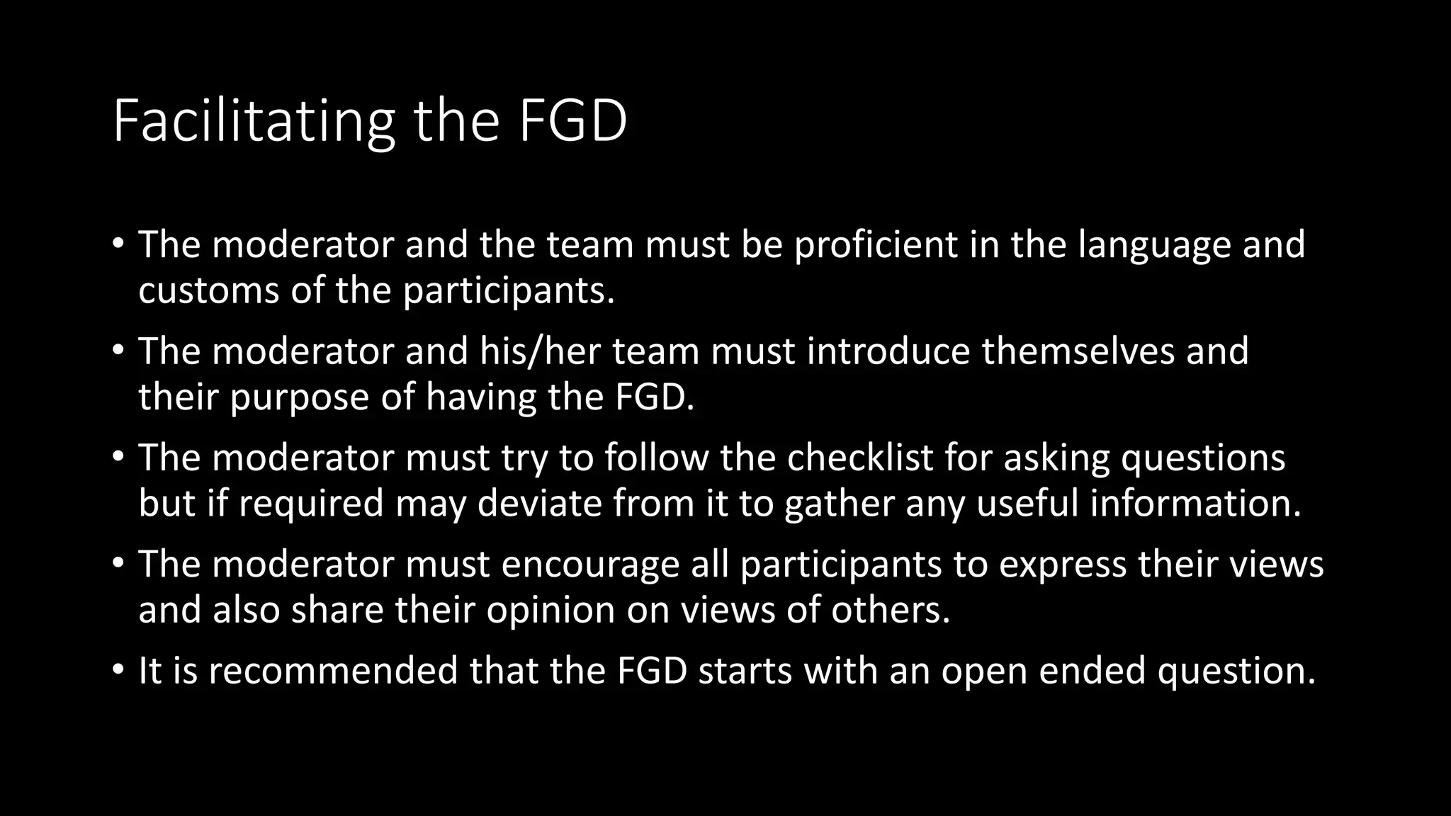 Focus group discussion (FGD) | PPTX