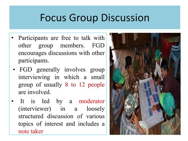 Focus group discussion | PPTX | Family and Relationships