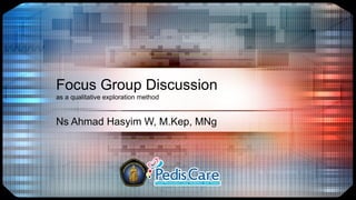 Focus Group Discussion method in qualitative research | PPTX