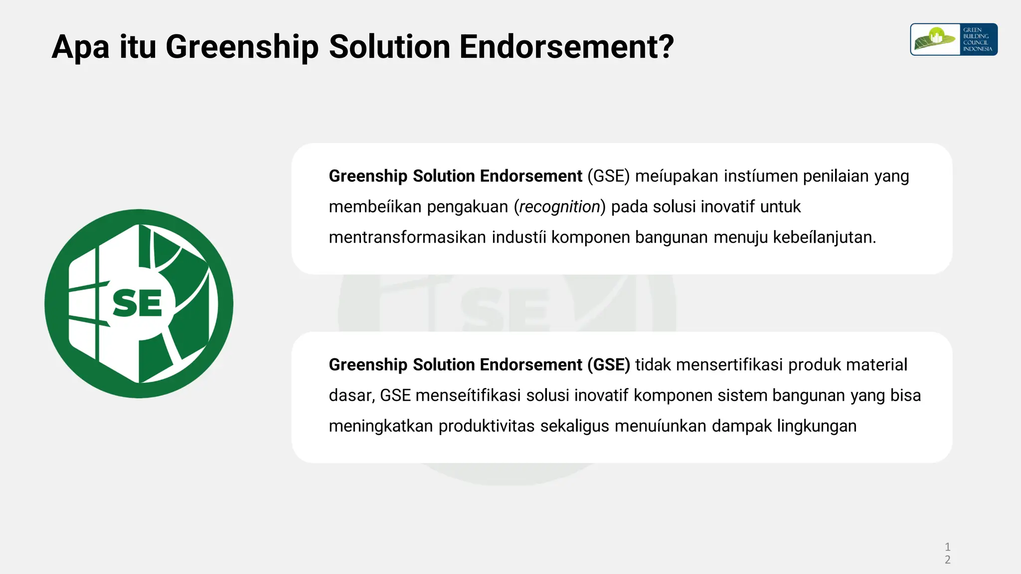 Paparan Green Building Council Indonesia (GBCI) dalam Focus Group Discussion Cedsgreeb | PDF