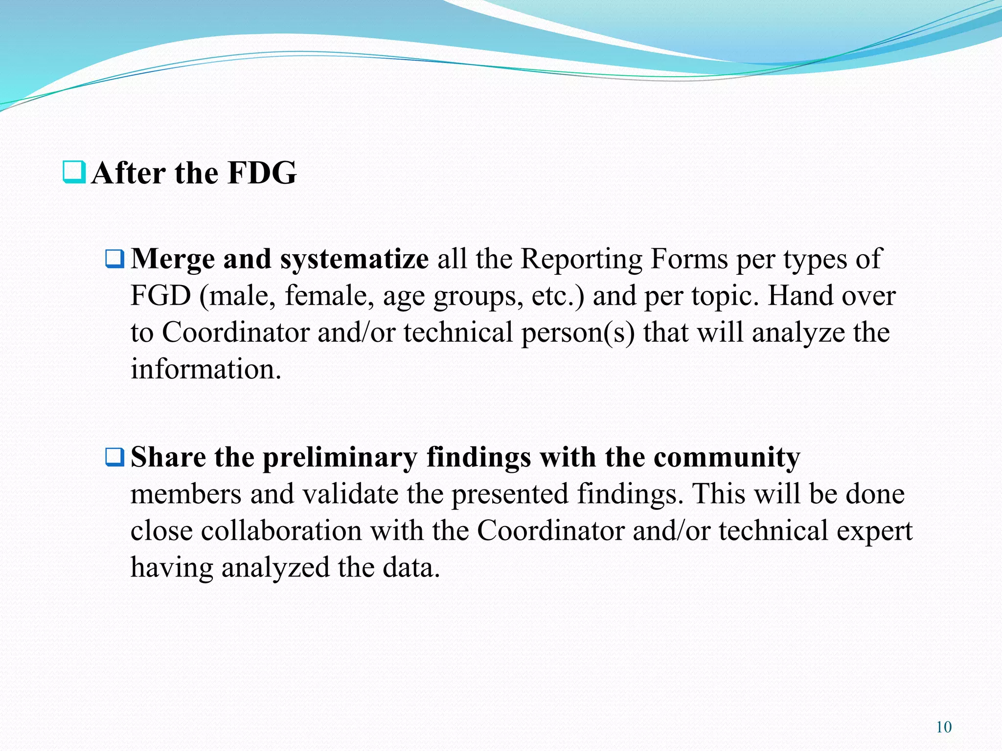 Focus Group Discussion | PPTX