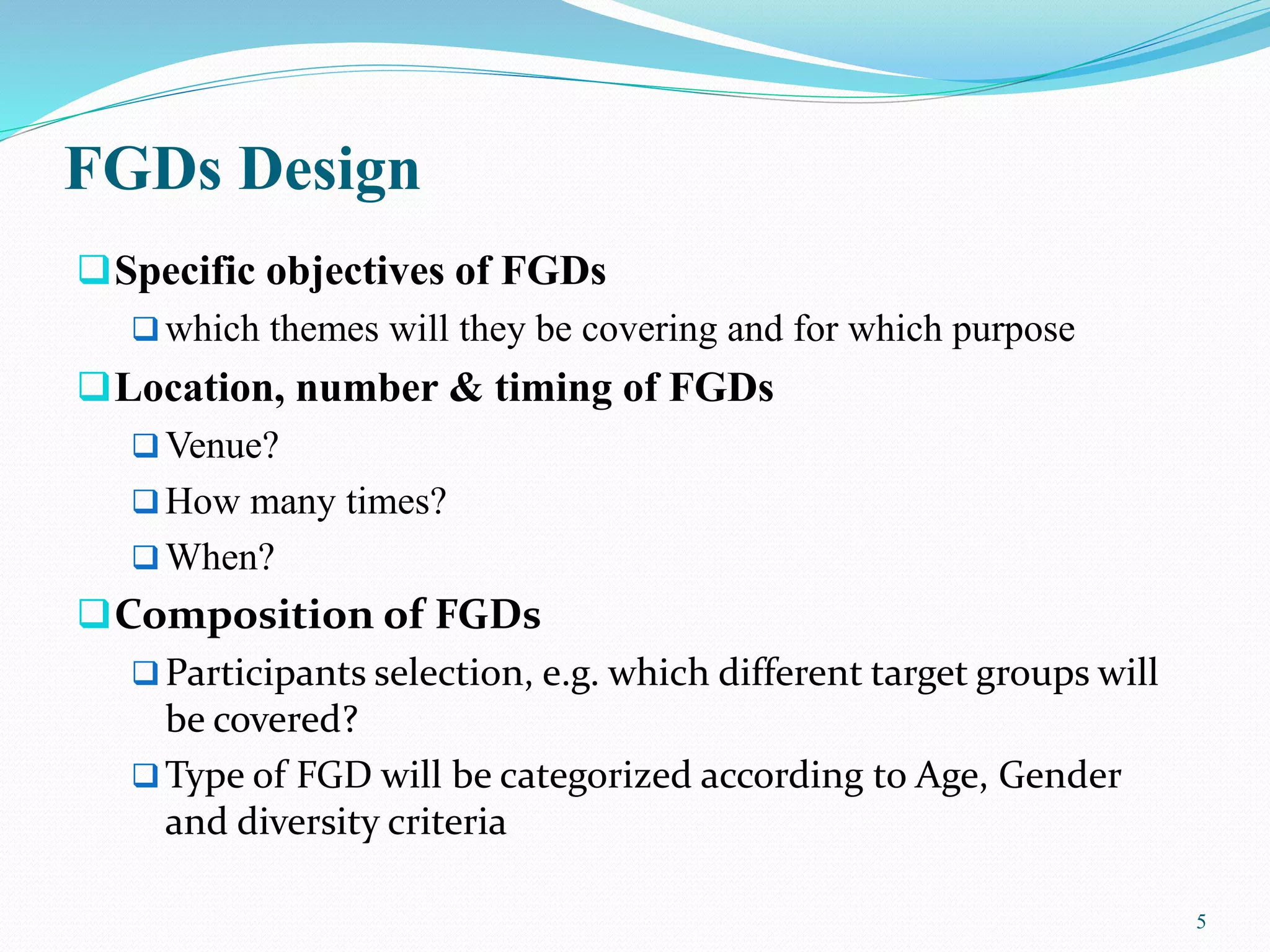 Focus Group Discussion | PPTX