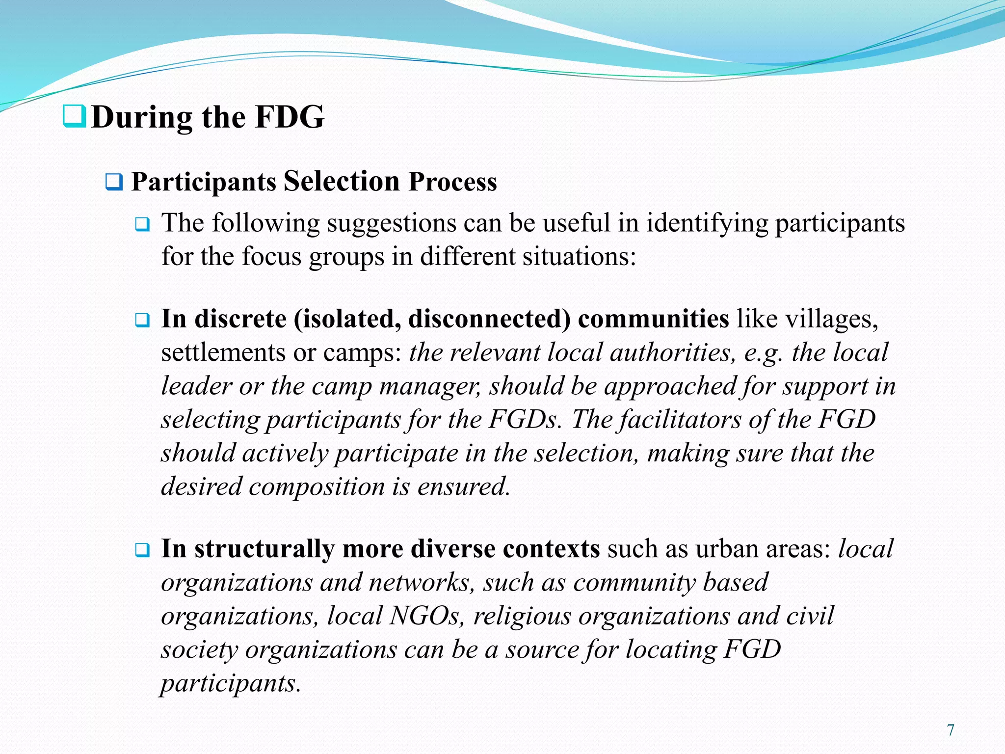 Focus Group Discussion | PPTX