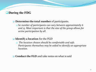 Focus Group Discussion | PPTX