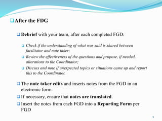 Focus Group Discussion | PPTX