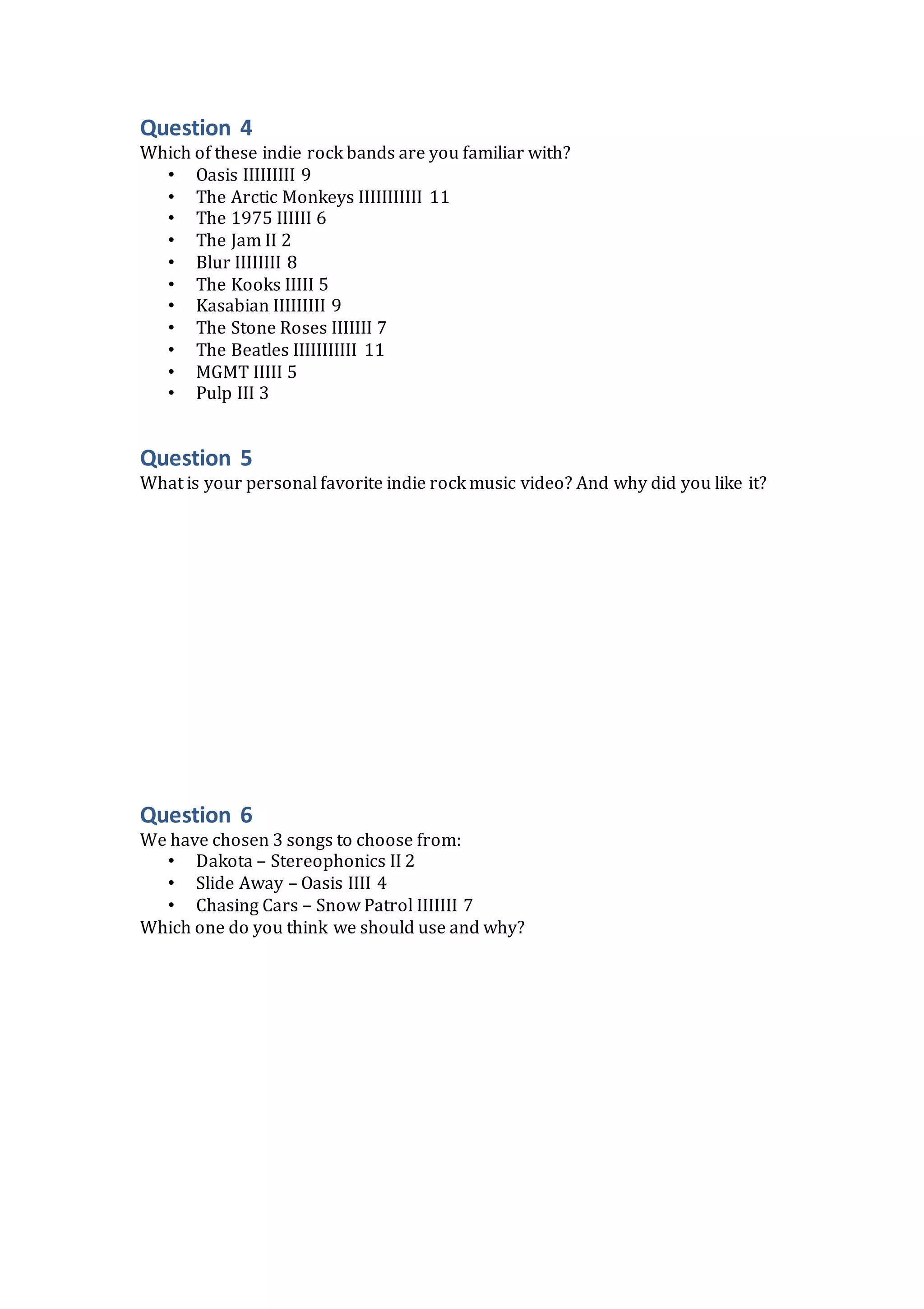 Focus group questionnaire feedback | PDF