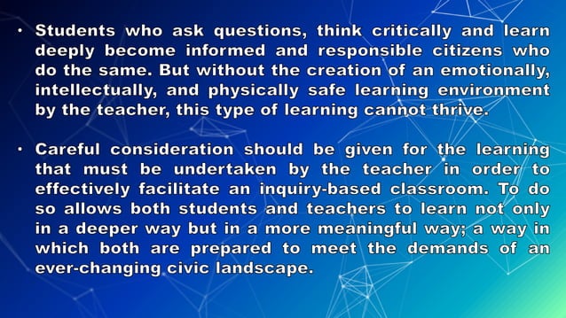 Focusing inquiry (report) [autosaved] | PPTX