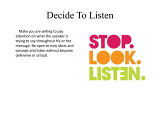 Focusing Power Point. | PPTX