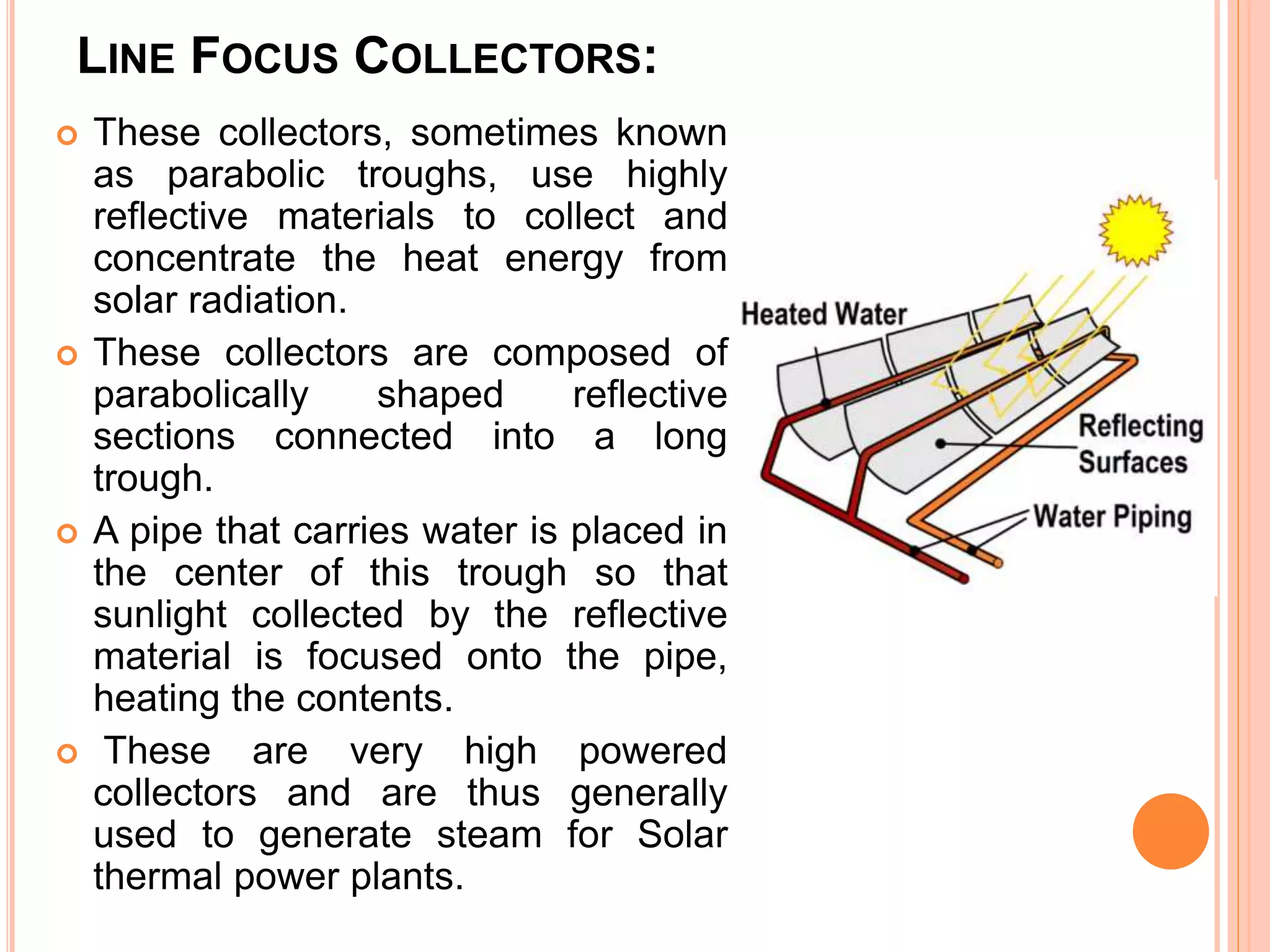 Focusing type solar collector | PPTX