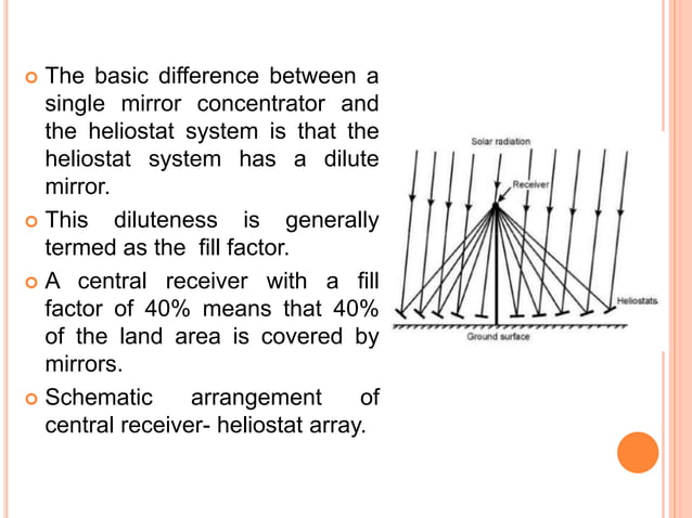 Focusing type solar collector | PPTX