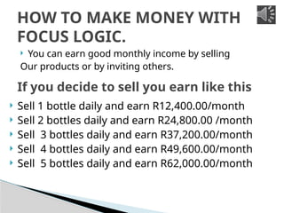 Focus Logic -Herbal Drink- Presentation. | PPTX