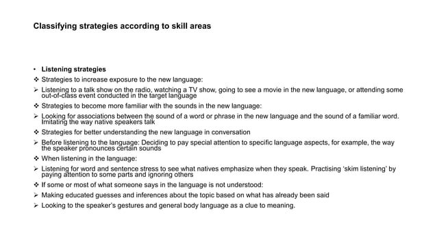 Focus on the Language Learner and Different Language Learning ...