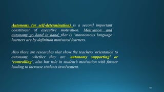 Focus on the languge learner, Motivation.ppt