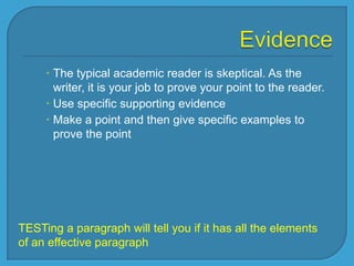 Focus on writing ch. 2 | PPTX