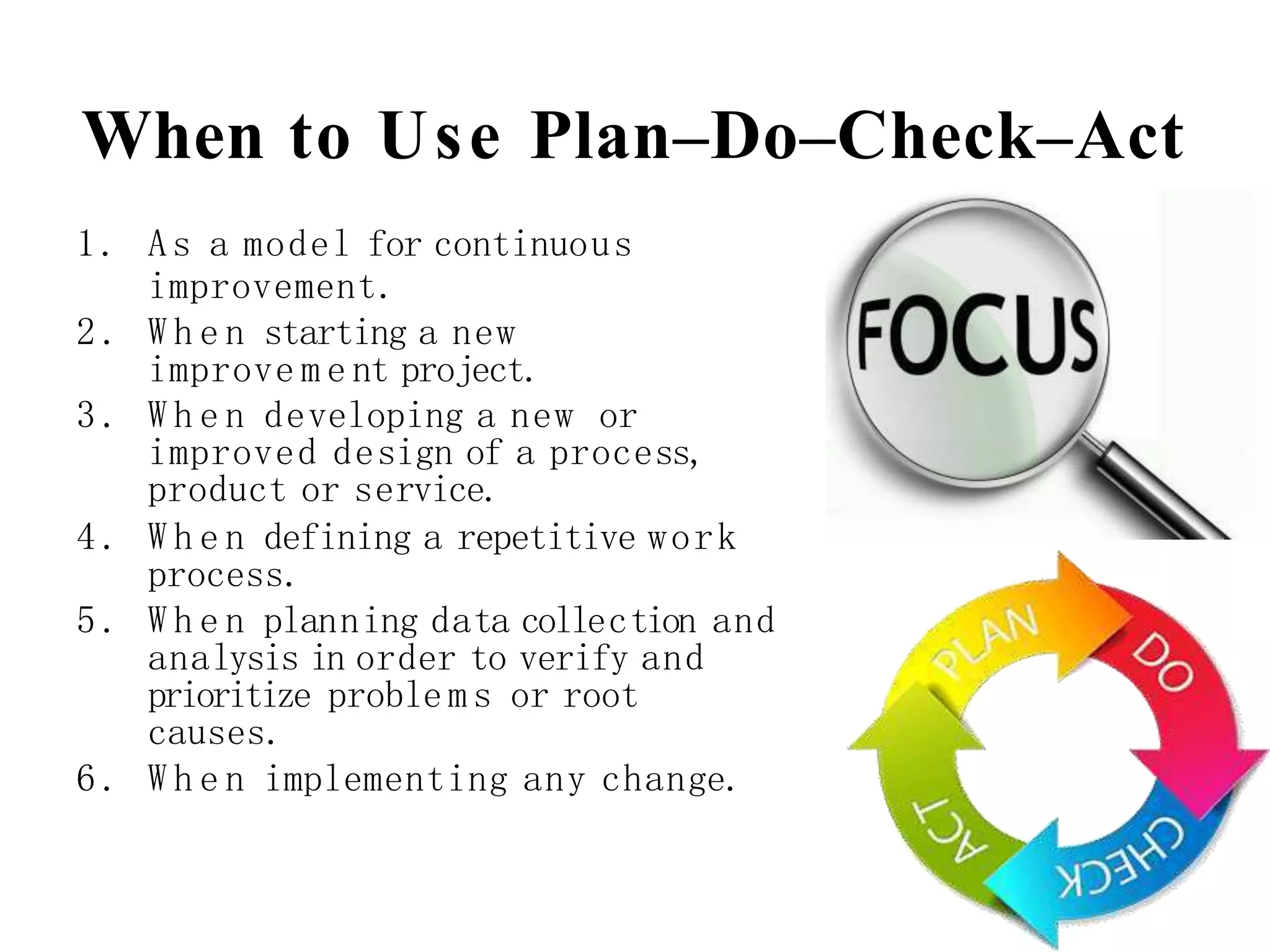 FOCUS PDCA | PPTX