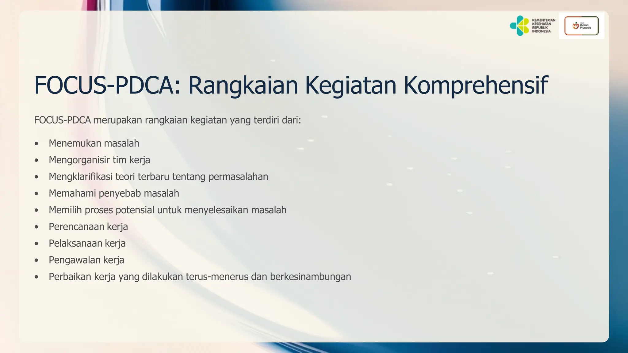 Focus PDCA.pdf manaajemen rumah sakit mutu | PDF