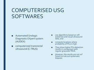 Focussed therapy and imaging in prostate cancer | PPTX