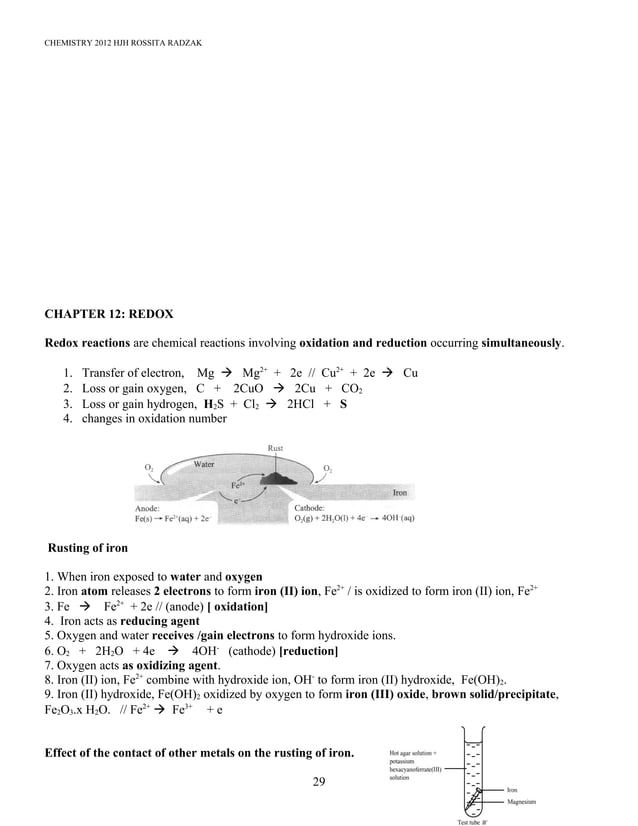 Chemistry Note Form 4 & 5 | DOC