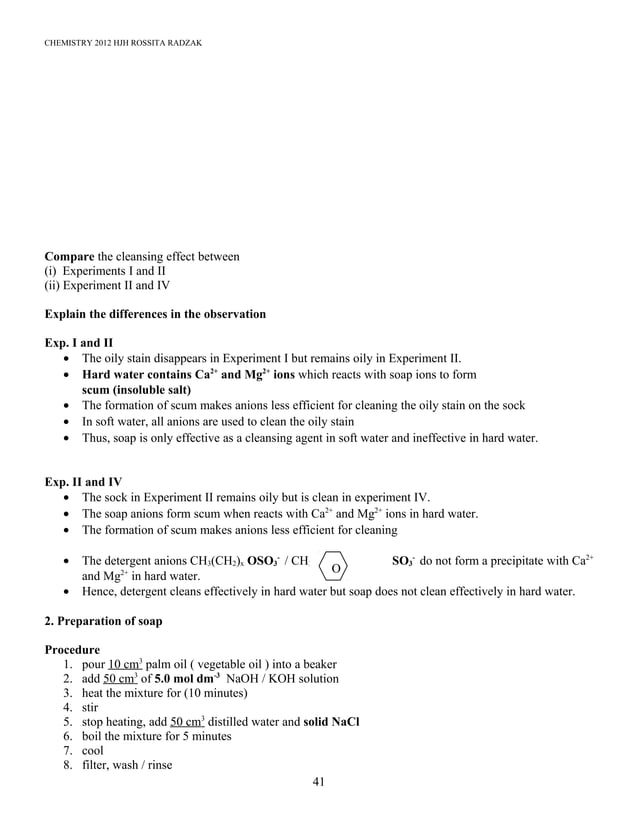 Chemistry Note Form 4 & 5 | DOC
