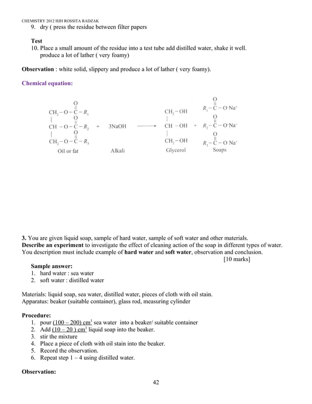 Chemistry Note Form 4 & 5 | DOC