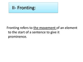 Focus structures. a.ait taleb | PPT