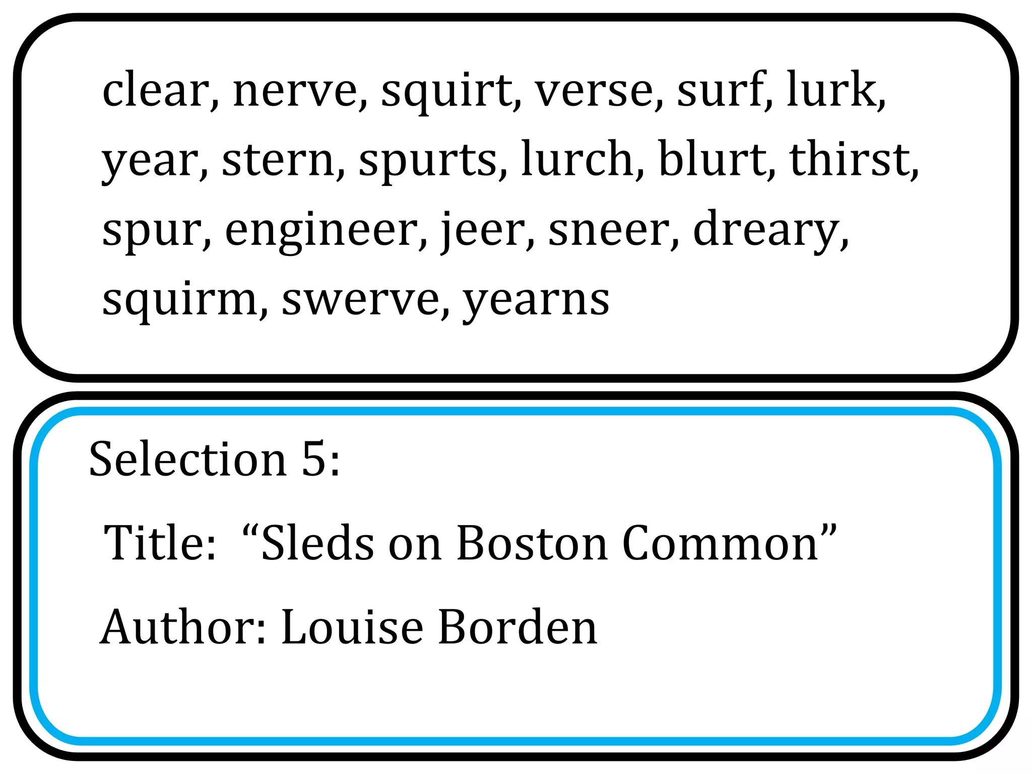 Unit 1 Story 5 Sleds on Boston Common | PDF
