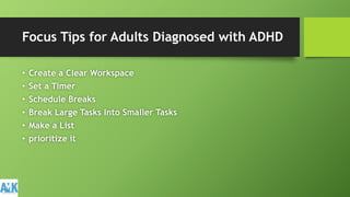 How to Focus With ADHD | PPT