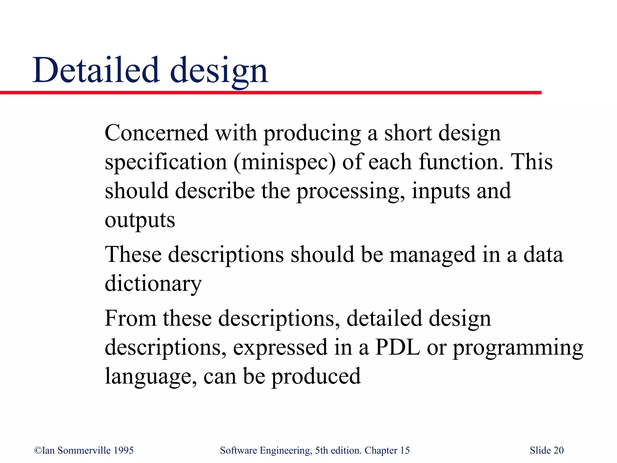 Function Oriented Design | PPT | Databases | Computer Software and ...