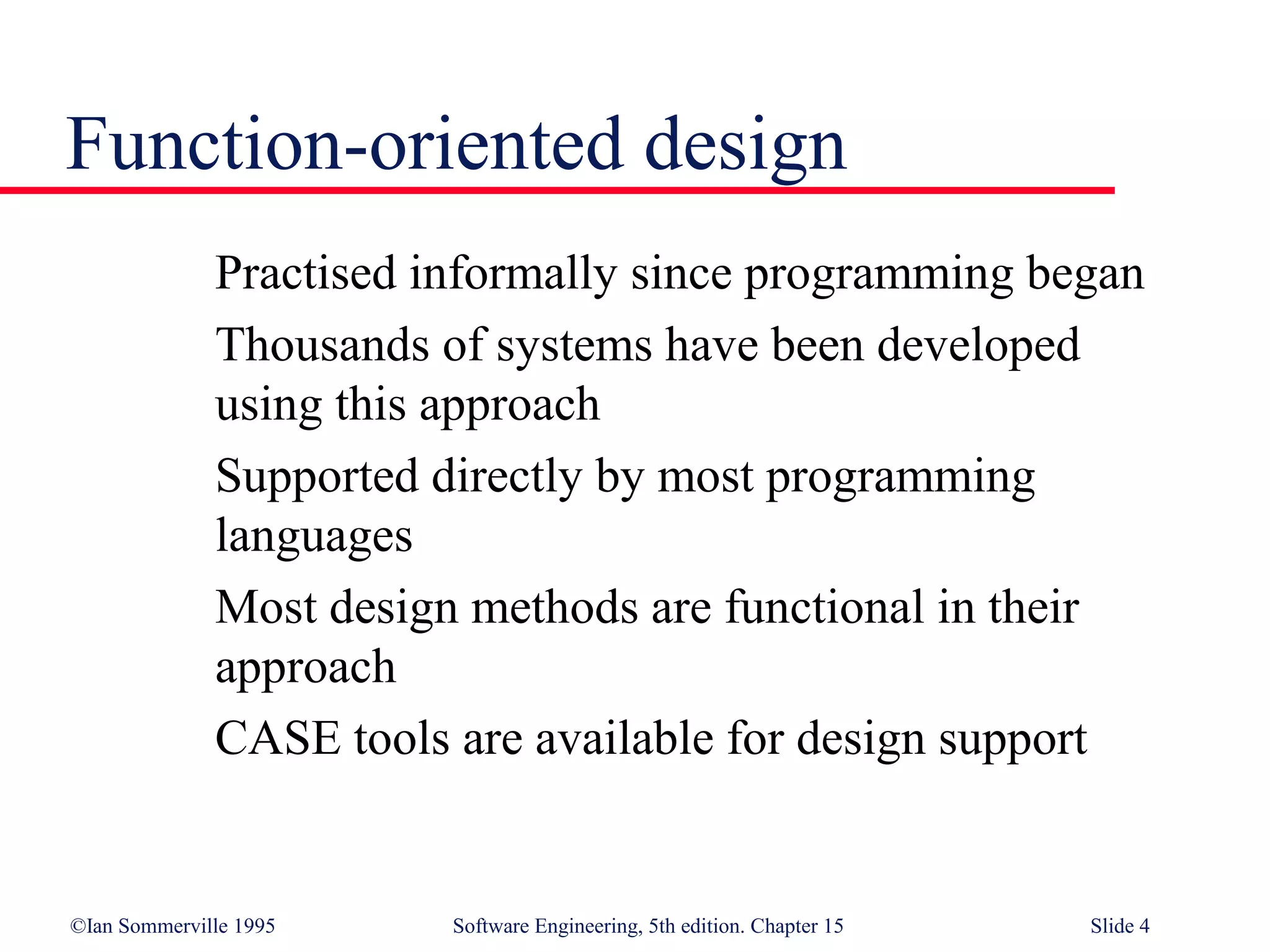 Function Oriented Design | PPT