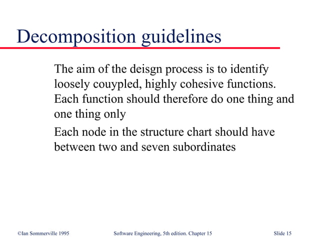 Function Oriented Design | PPT | Databases | Computer Software and ...