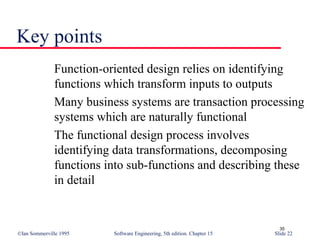 Function Oriented Design | PPT | Databases | Computer Software and ...
