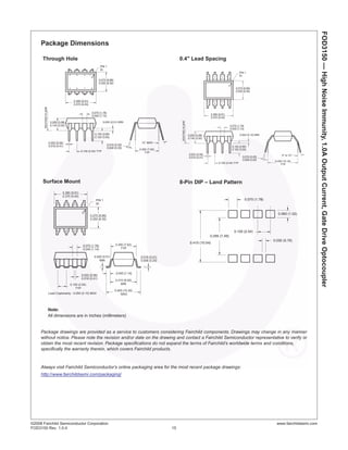 Original Opto FOD3150 3150 DIP-8 New | PDF