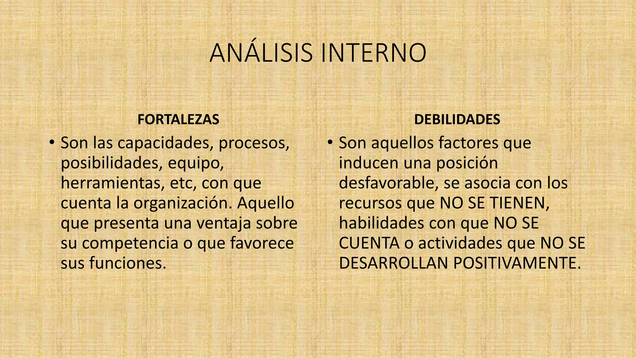 Análisis FODA / SWOT / DOFA | PPTX | Business | Business and Finance
