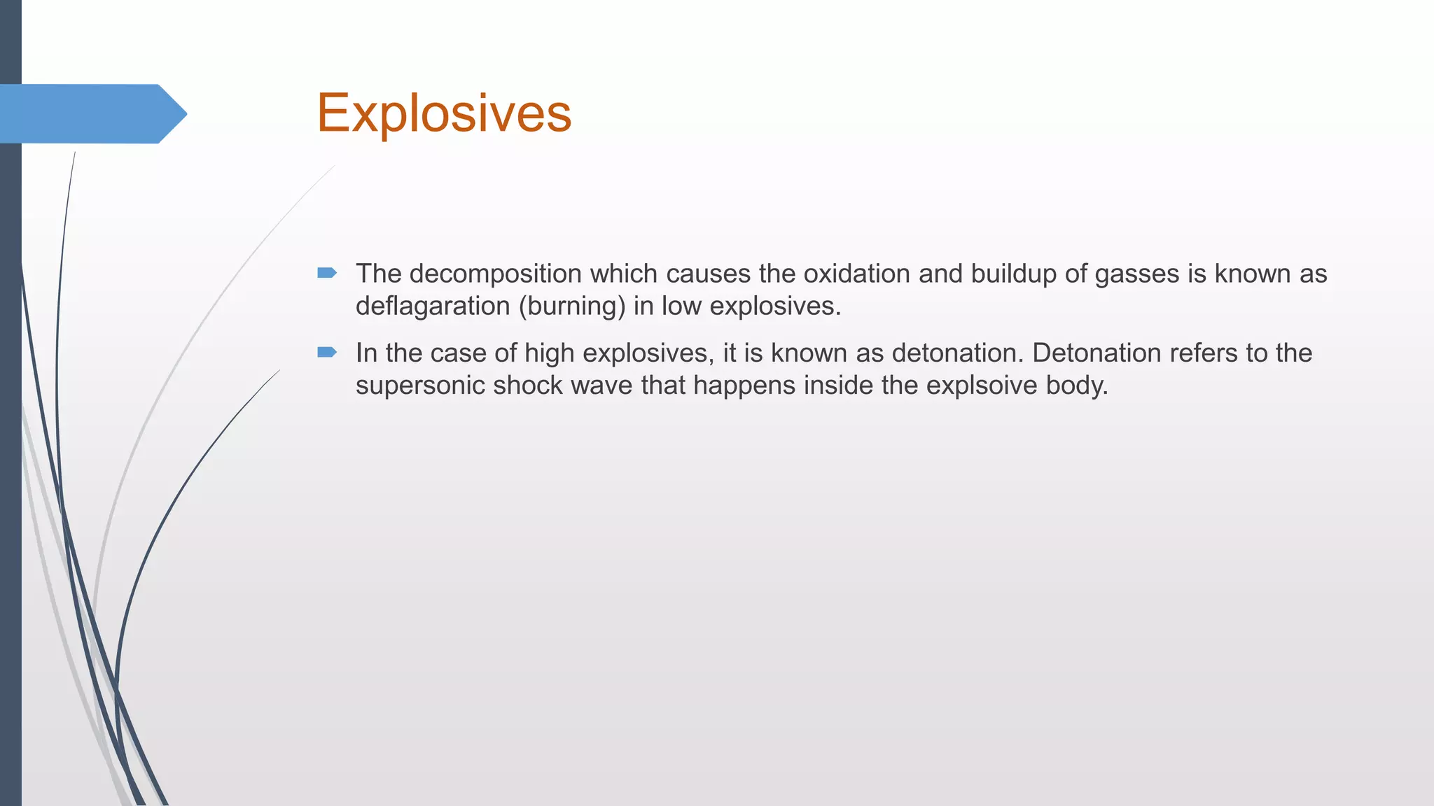Forensic Chemistry - Explosives | PPTX
