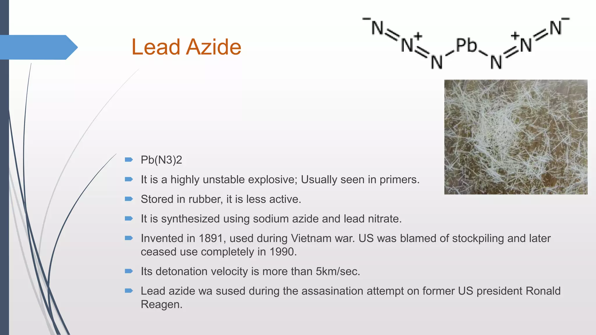 Forensic Chemistry - Explosives | PPTX