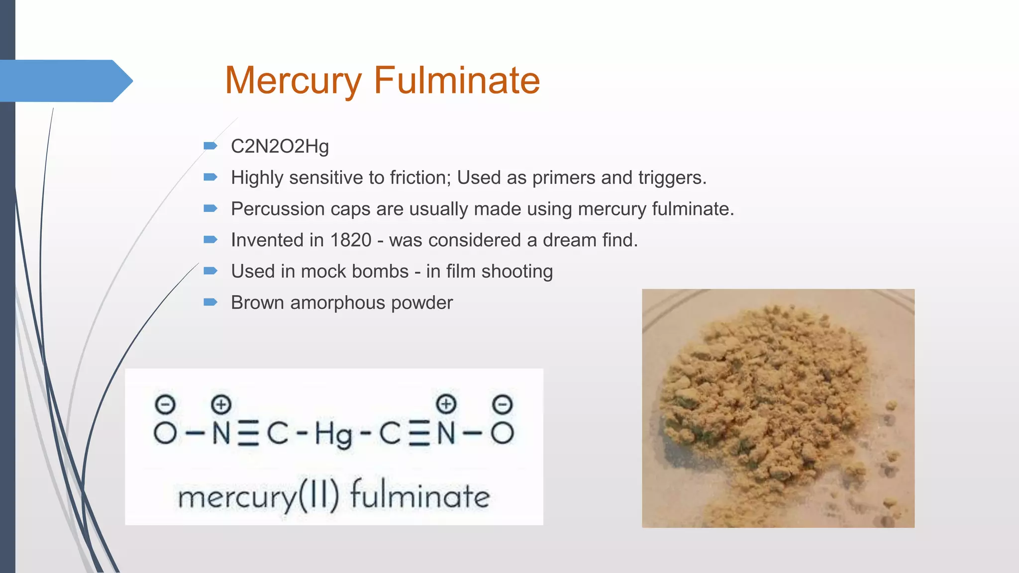 Forensic Chemistry - Explosives | PPTX