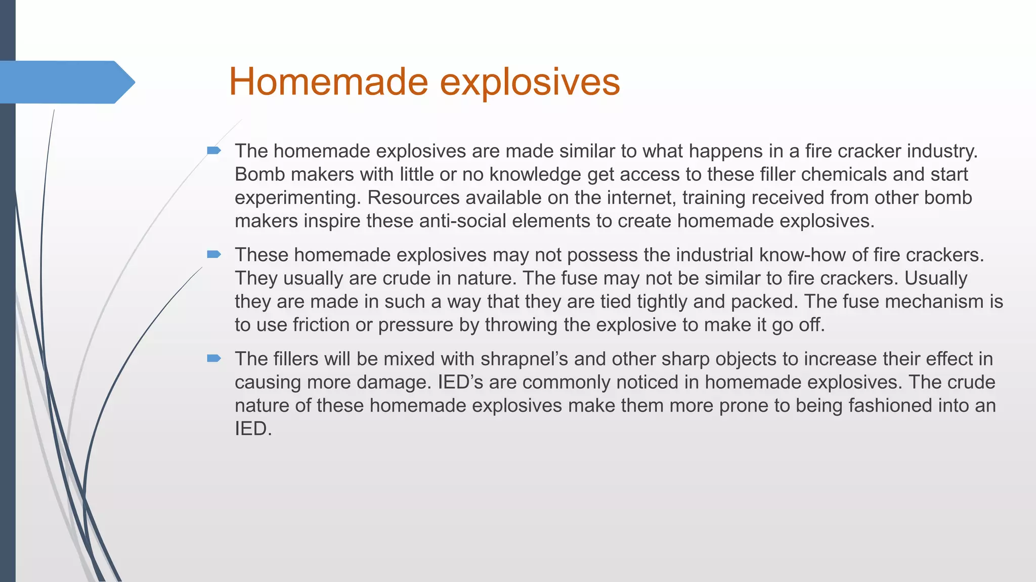 Forensic Chemistry - Explosives | PPTX | First Aid | Injuries