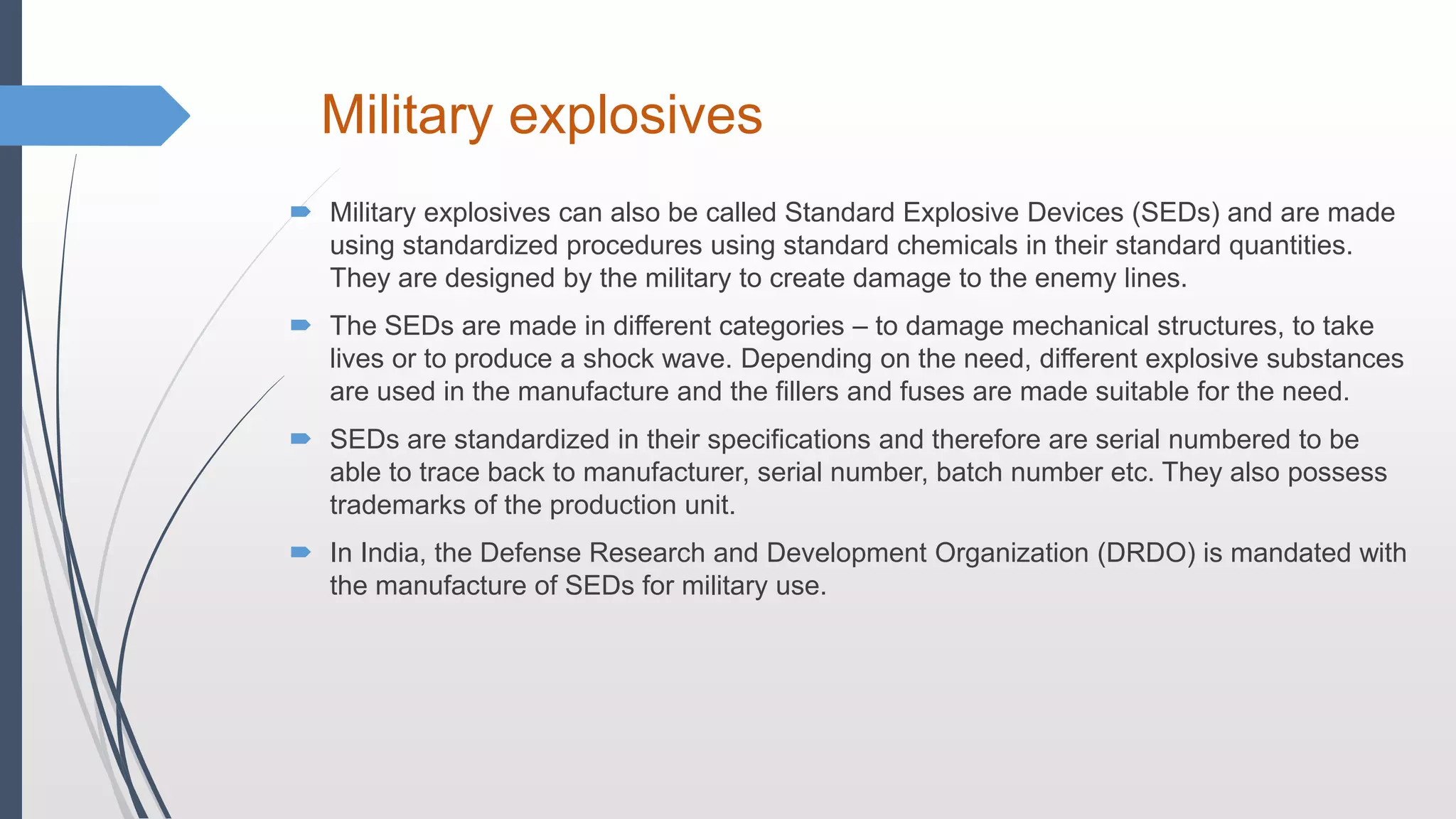 Forensic Chemistry - Explosives | PPTX | First Aid | Injuries