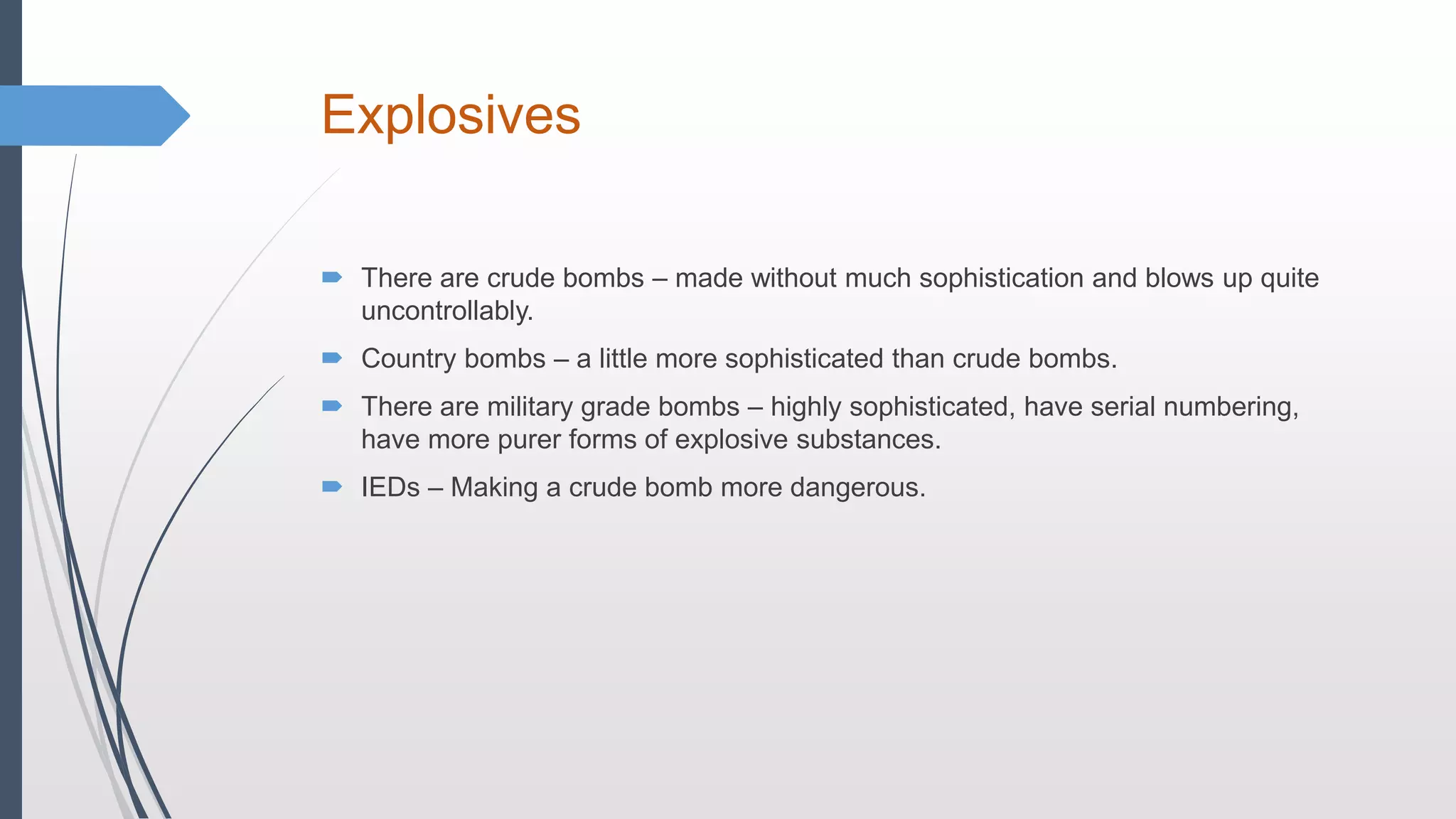 Forensic Chemistry - Explosives | PPTX