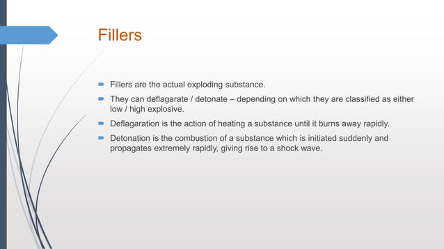 Forensic Chemistry - Explosives | PPTX | First Aid | Injuries
