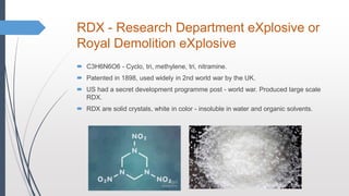 Forensic Chemistry - Explosives | PPTX