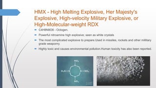 Forensic Chemistry - Explosives | PPTX