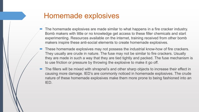 Forensic Chemistry - Explosives | PPTX | First Aid | Injuries