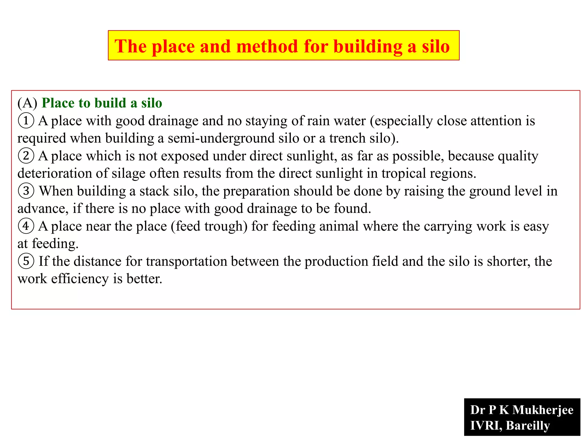Fodder conservation pijush kanti mukherjee (icar-ivri) | PDF