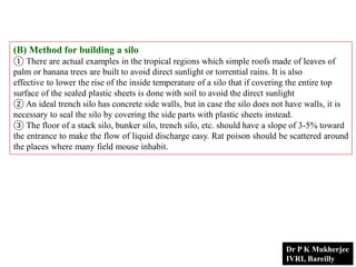 Fodder conservation pijush kanti mukherjee (icar-ivri) | PDF