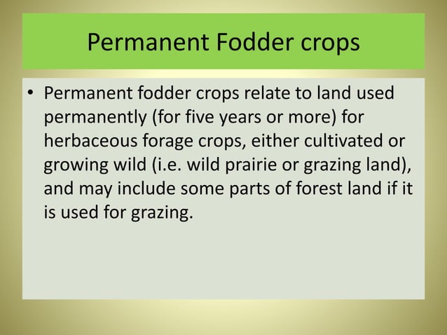 Fodder crops | PPTX | Agriculture | Industries